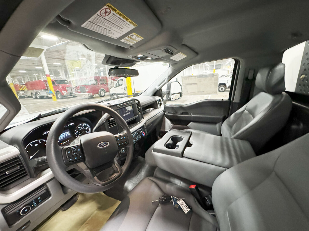 Ford F-600 with Warner 8k Crane Body & Liftmoore 8045 Crane - Smyrna Truck