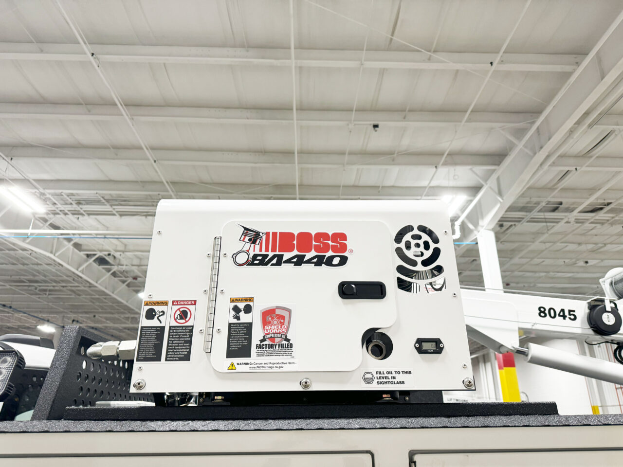 Ford F-600 with Warner 8k Crane Body & Liftmoore 8045 Crane - Smyrna Truck